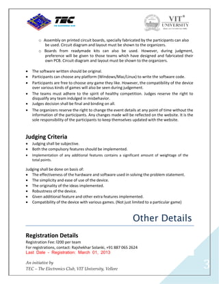Vit edc problem statement v1.0 | PDF