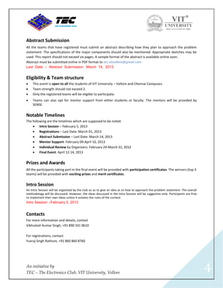 Vit edc problem statement v1.0 | PDF
