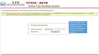Vit slot-booking-demo-2018 | PPT