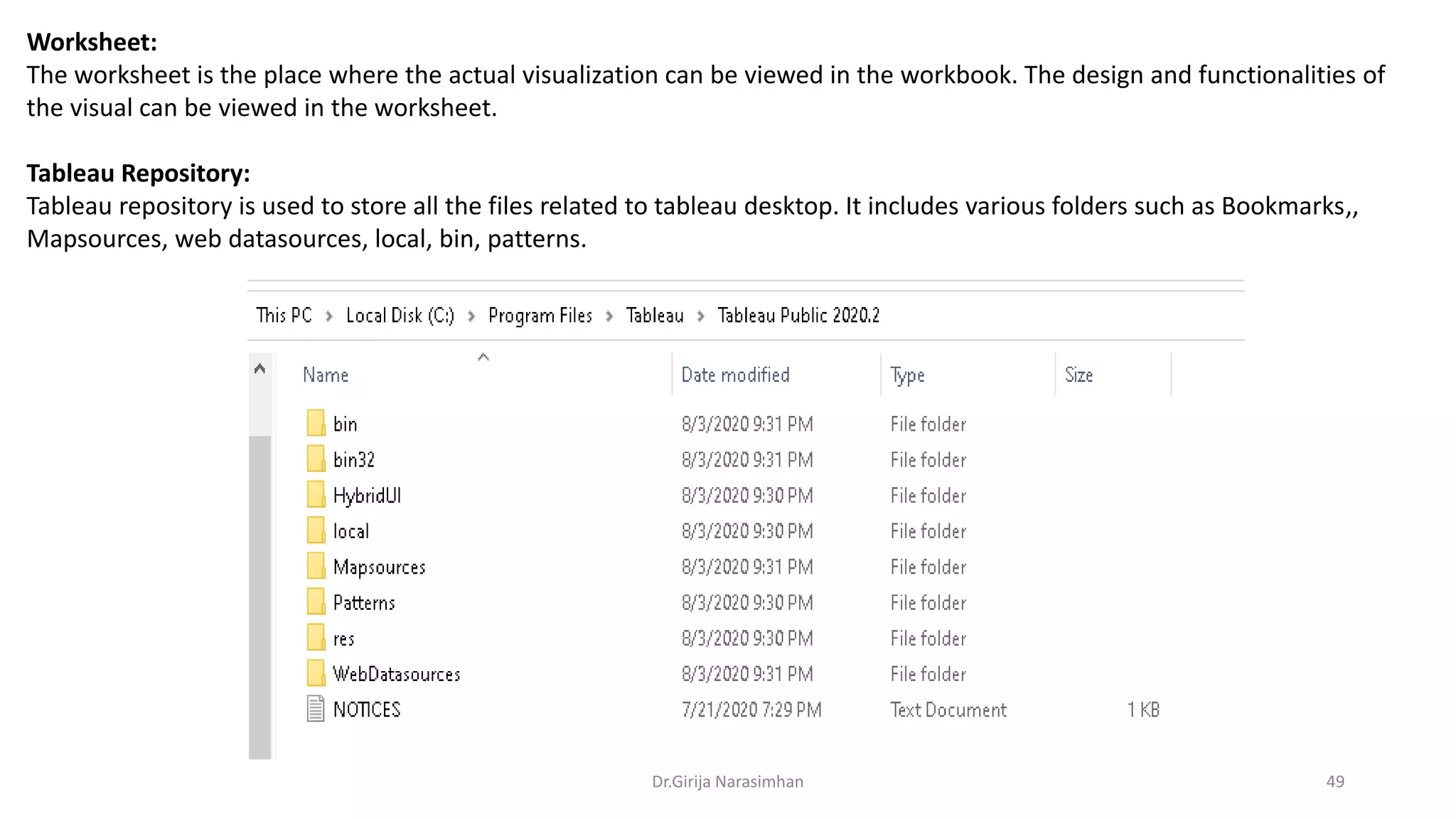 Visualization using Tableau | PPTX