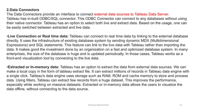 Visualization using Tableau | PPTX