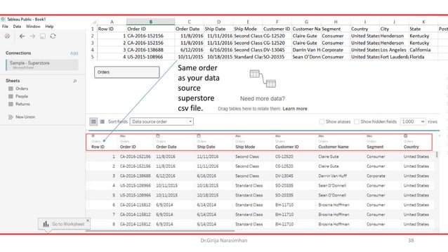 Visualization using Tableau | PPTX
