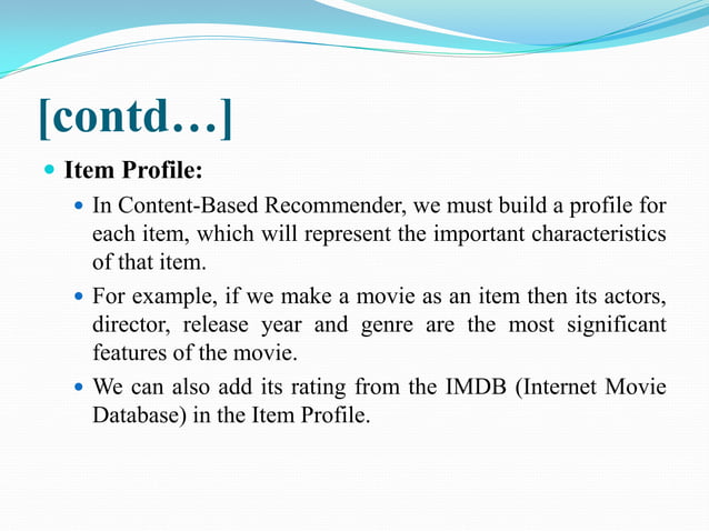 VIT336 – Recommender System - Unit 3.pdf | Internet for Beginners ...