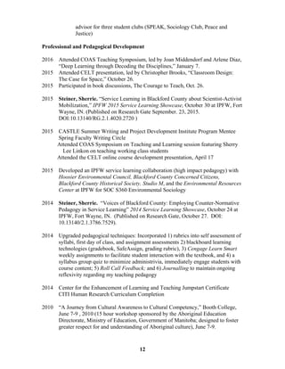 Vita sherrie steiner | PDF