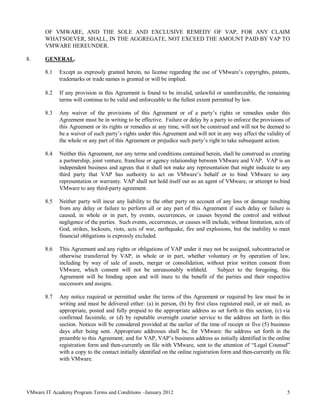 VMware IT Academy Agreement | PDF