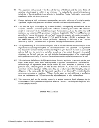 VMware IT Academy Agreement | PDF