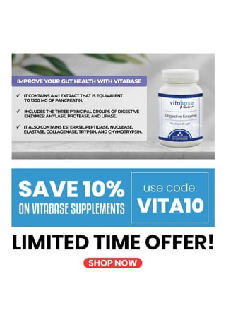 Get 10% Off on Vitabase Supplements- Limited Time Offer | PDF