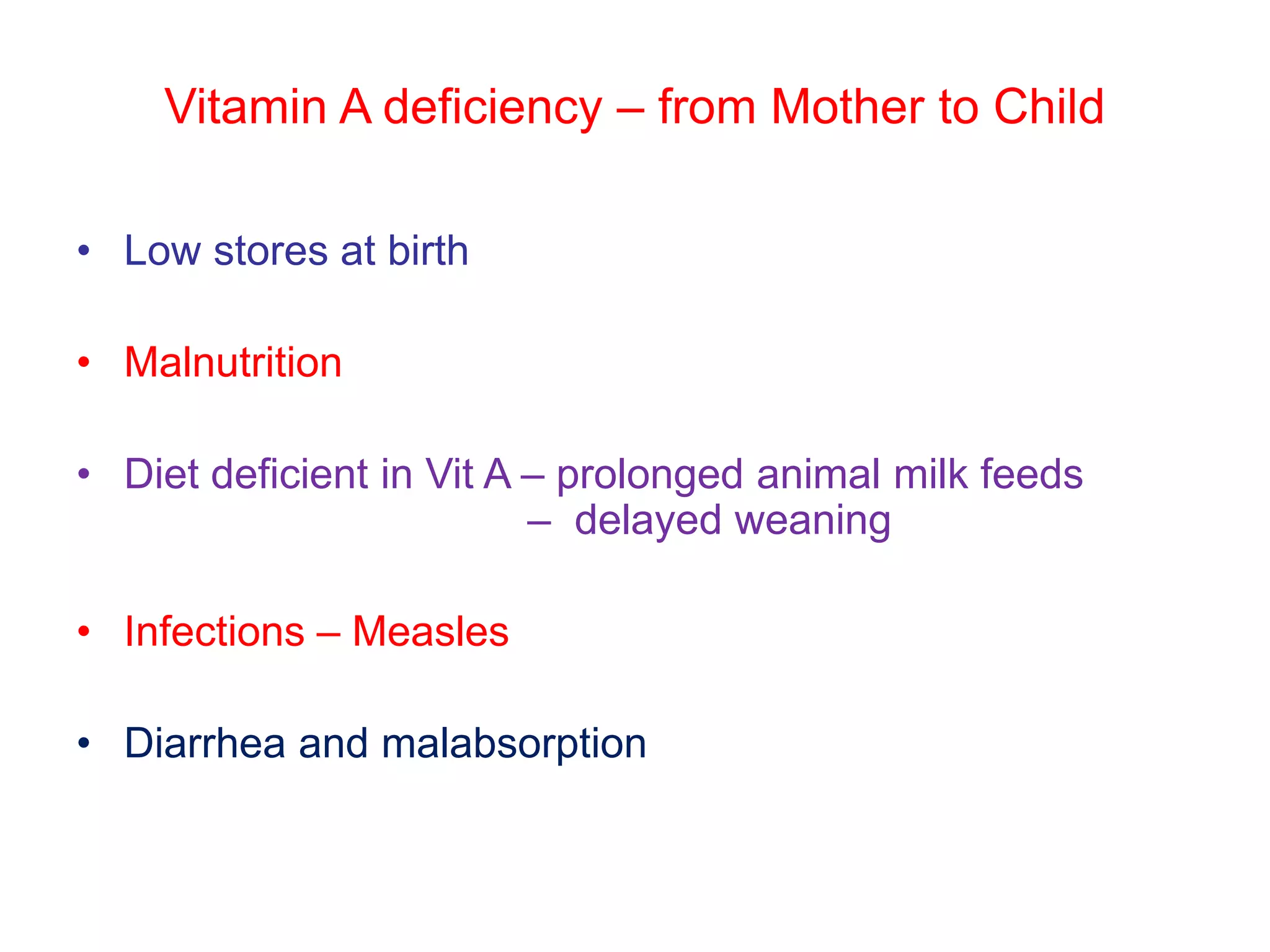 Vit a deficiency 2021 | PPT