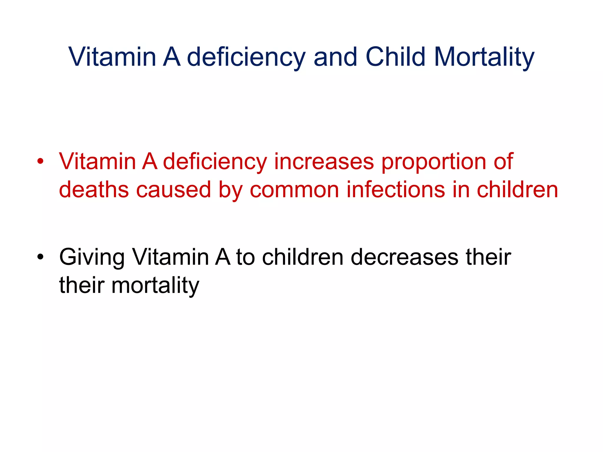 Vit a deficiency 2021 | PPT