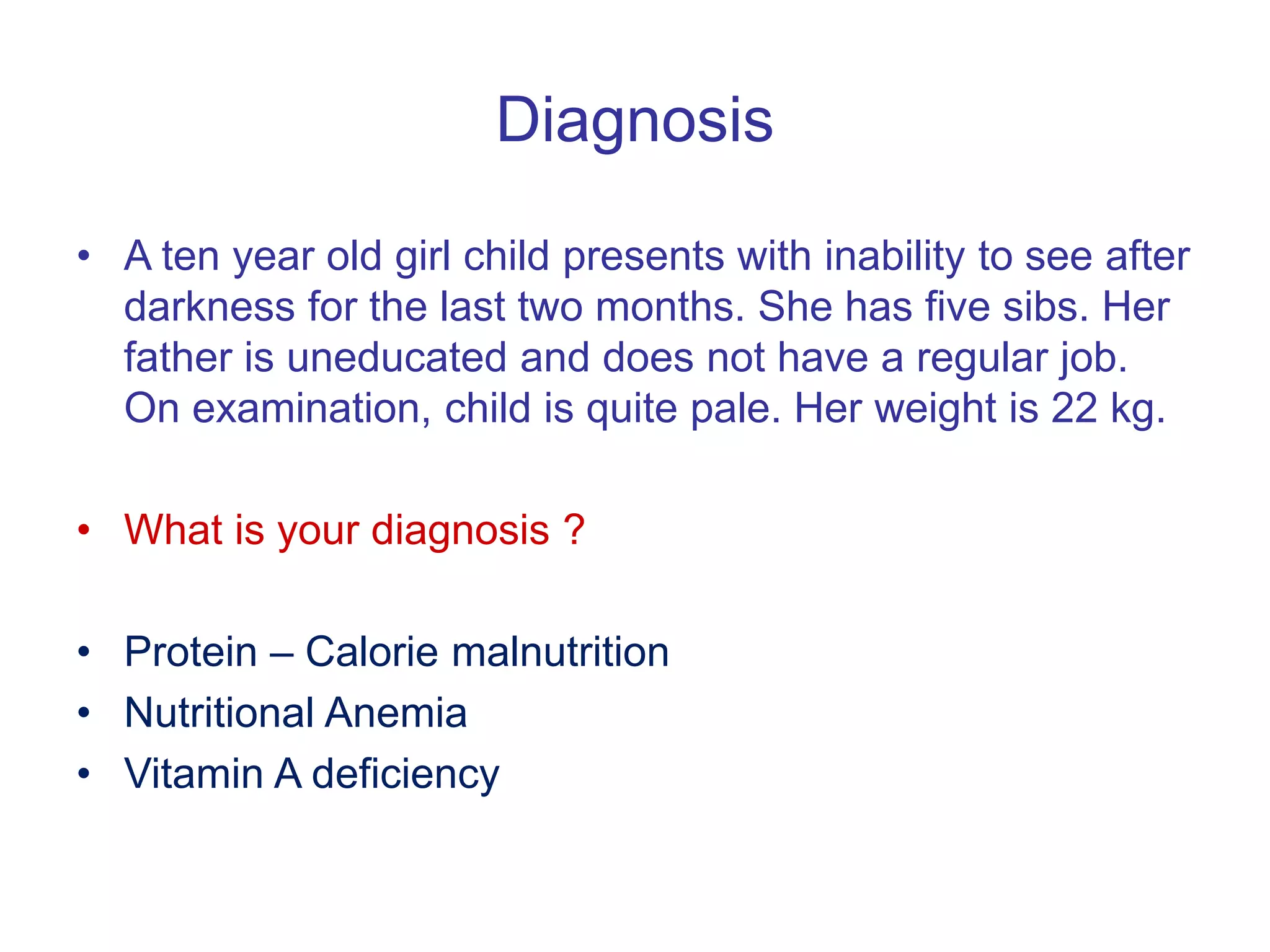 Vit a deficiency 2021 | PPT