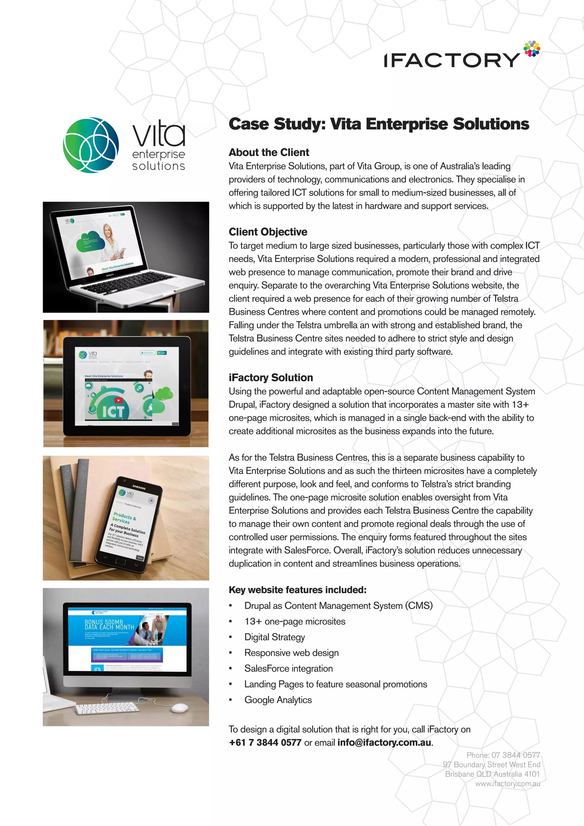 Case Study: Vita Enterprise Solutions by iFactory | PDF