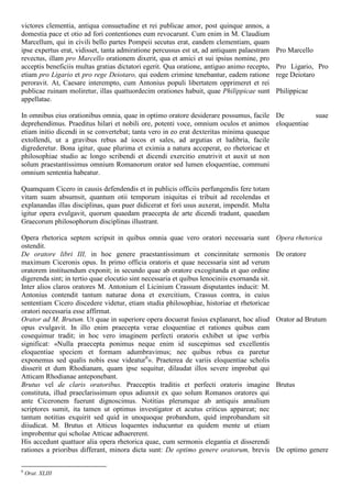 Vita et opera M. Tulli Ciceronis latina tantum | PDF