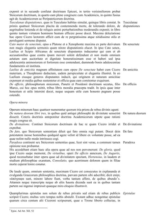 Vita et opera M. Tulli Ciceronis latina tantum | PDF