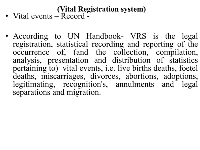 Vital Registration system and Vital Registration system.pptx