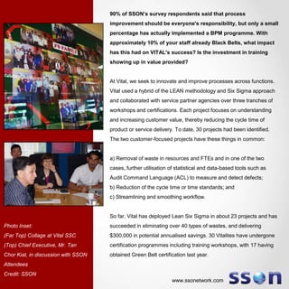 Vital SSON | PDF | Information Services Industry | Industries