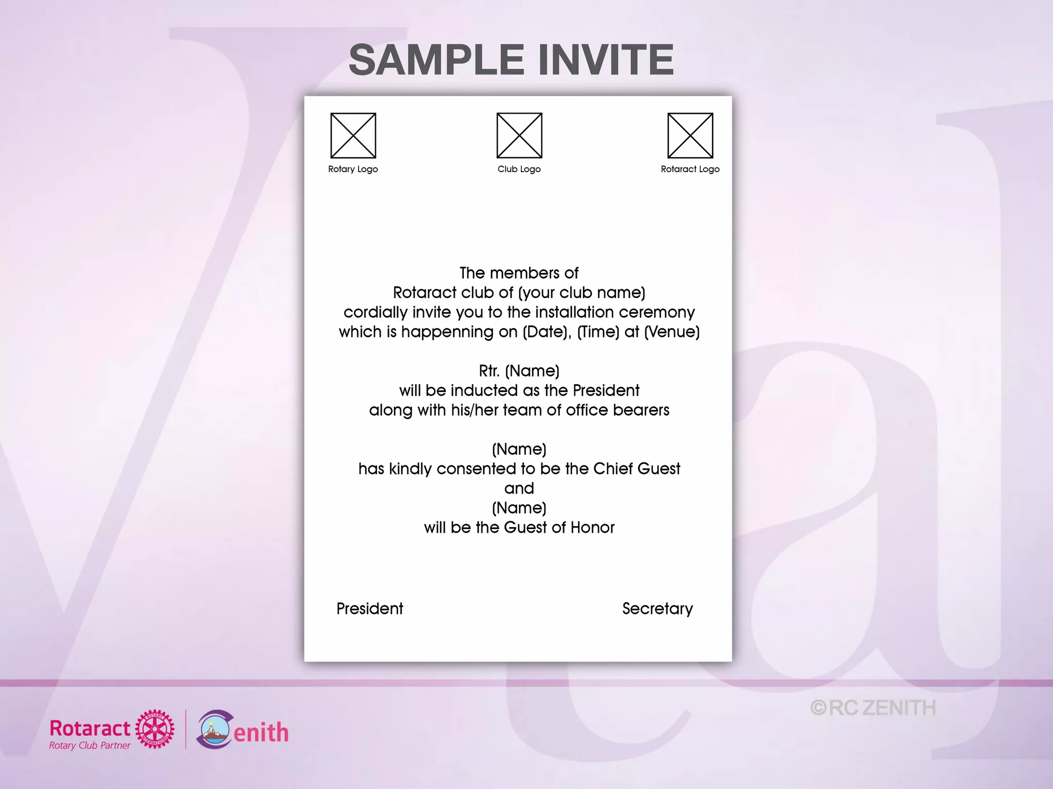 Vital installation ceremony ppt - 17-18 | PDF