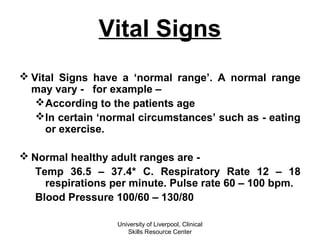 Vital Signs | PPT