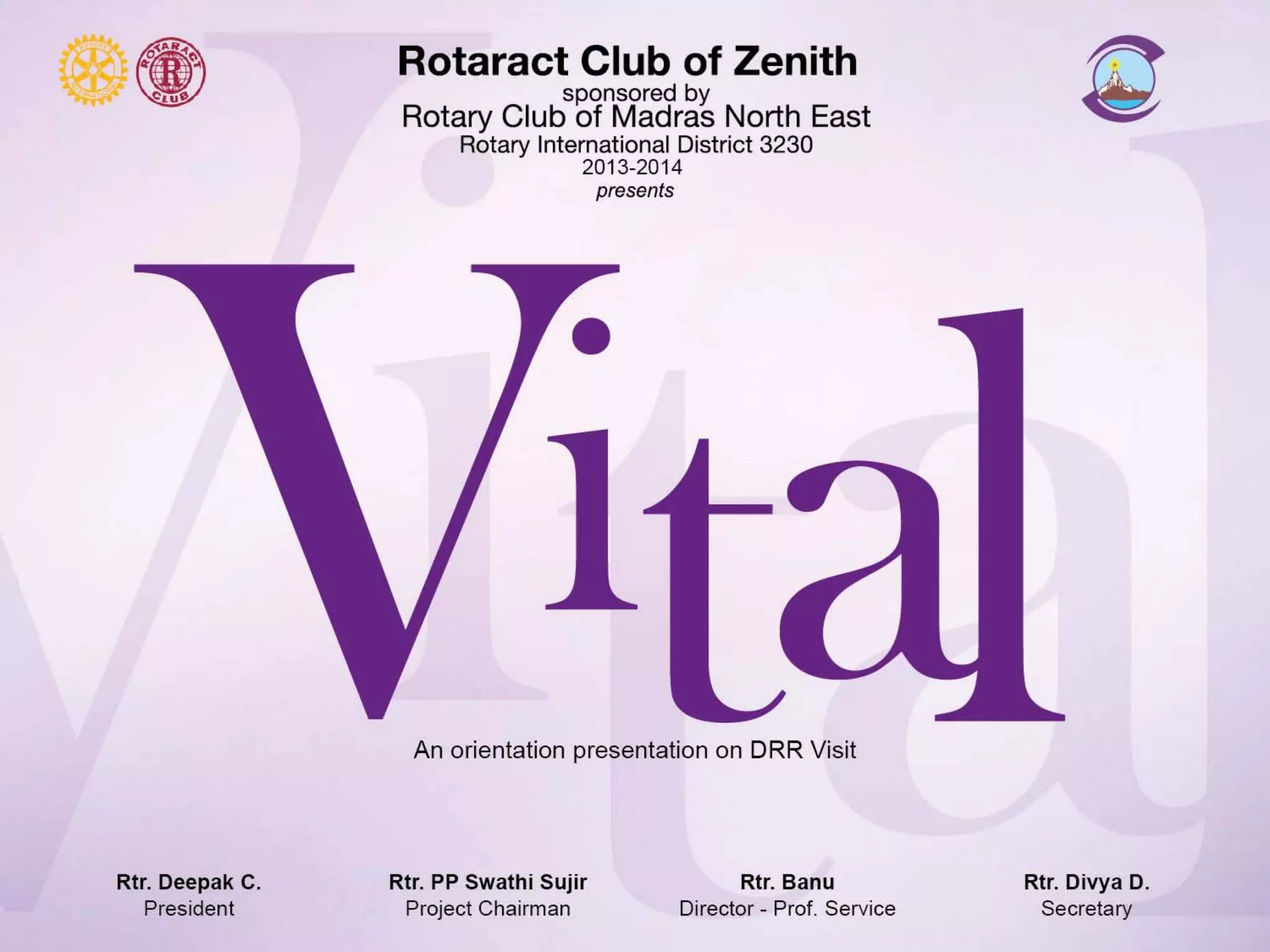 Vital1314 drr visit | PPT