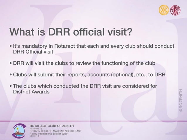 Vital1314 drr visit | PDF