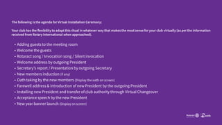 Vital - An Orientation PPT on 'How to conduct Installation Ceremony' | PDF