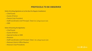 Vital - An Orientation PPT on 'How to conduct Installation Ceremony' | PDF