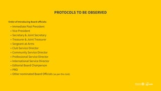 Vital - An Orientation PPT on 'How to conduct Installation Ceremony' | PDF