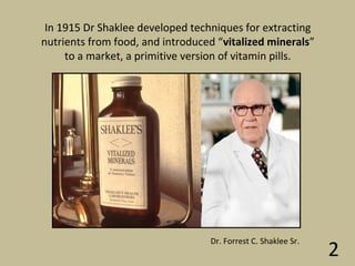 The Story of Shaklee's Vita-Lea | PPT