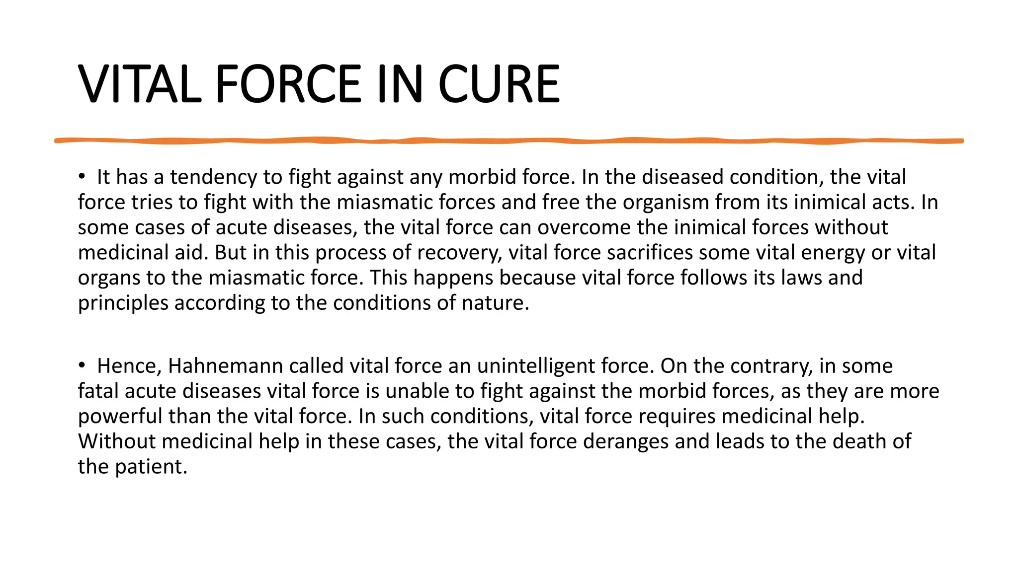 vital force.pptx homeopathy organon of medicine | PPTX