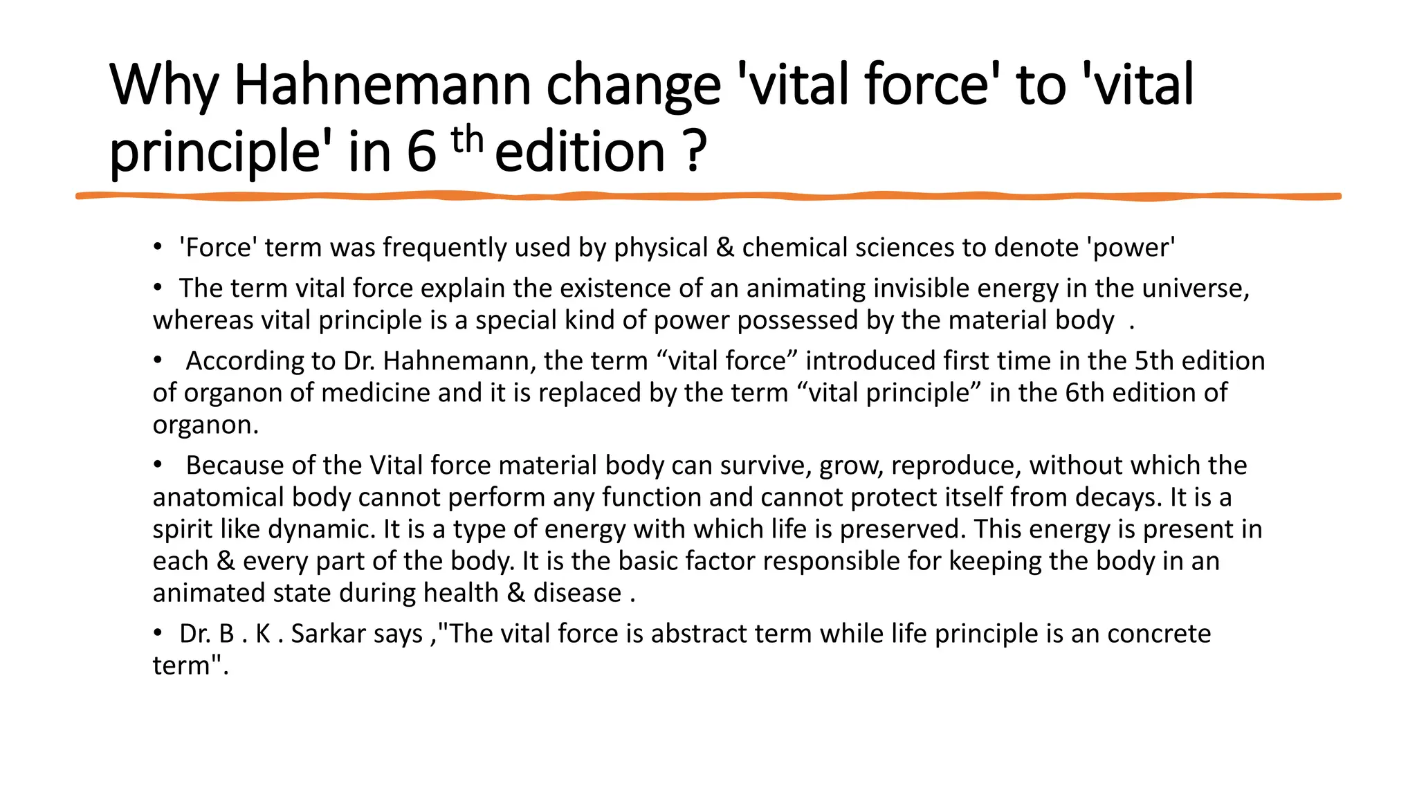 vital force.pptx homeopathy organon of medicine | PPTX