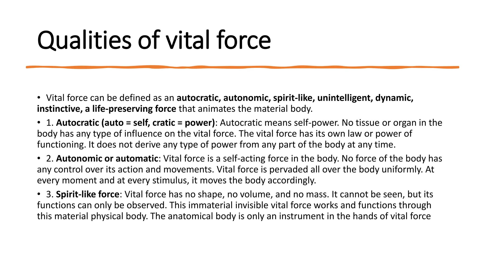 vital force.pptx homeopathy organon of medicine | PPTX