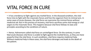 vital force.pptx homeopathy organon of medicine | PPTX