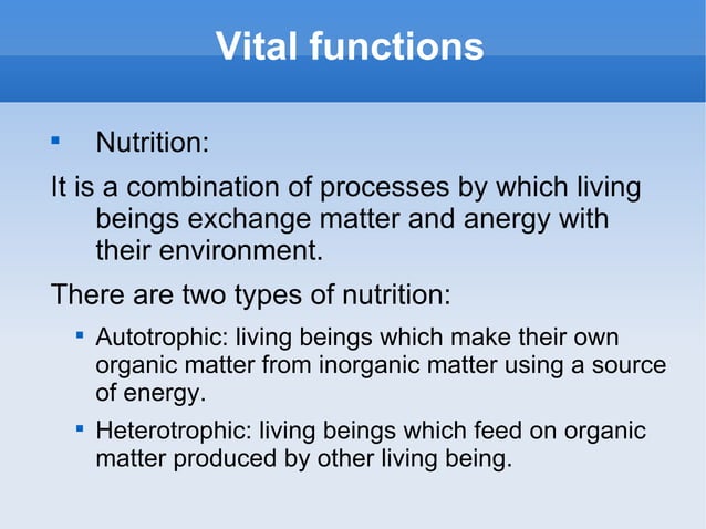 Vital functions | PPS