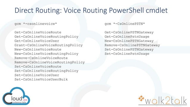CCI2018 - Microsoft Teams Direct Routing: scenari, setup e routing ...