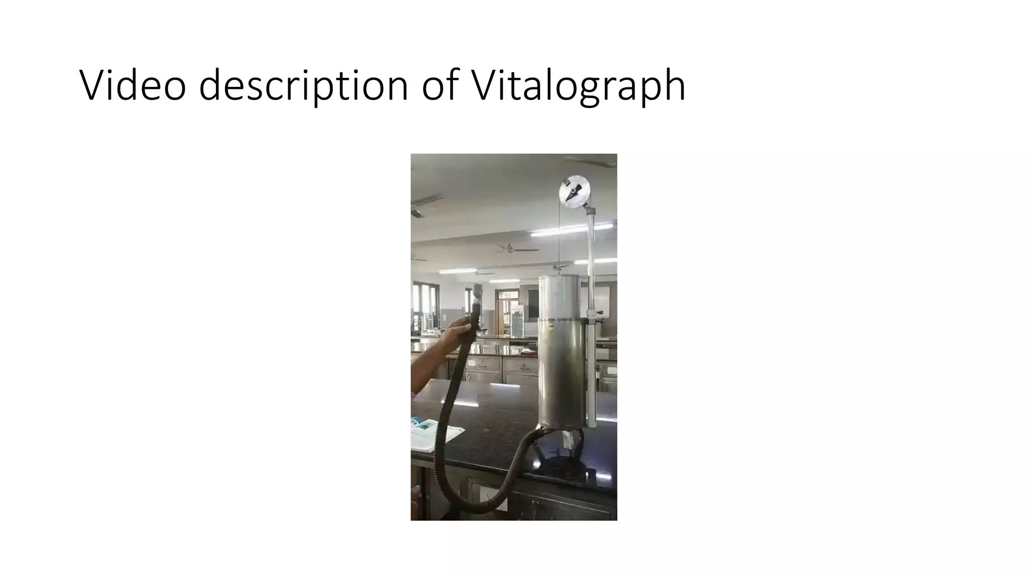 Vitalography: Physiology practical | PPTX