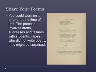 Vital Poem Writing Help for Students | PPTX