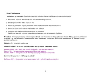 Vital pulp therapy | PPT