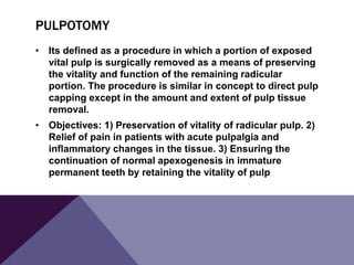 Vital Pulp Therapy | PPTX