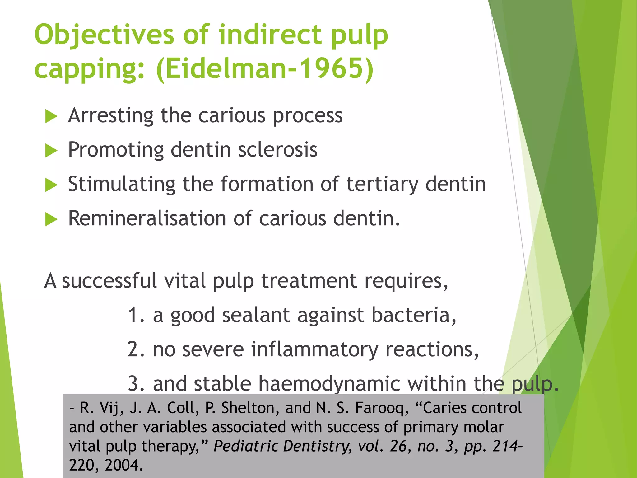 Vital pulp therapy | PPTX