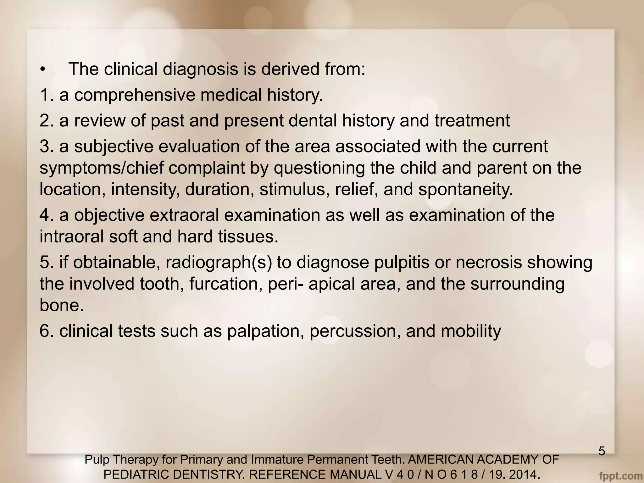 Vital Pulp Therapy | PPT