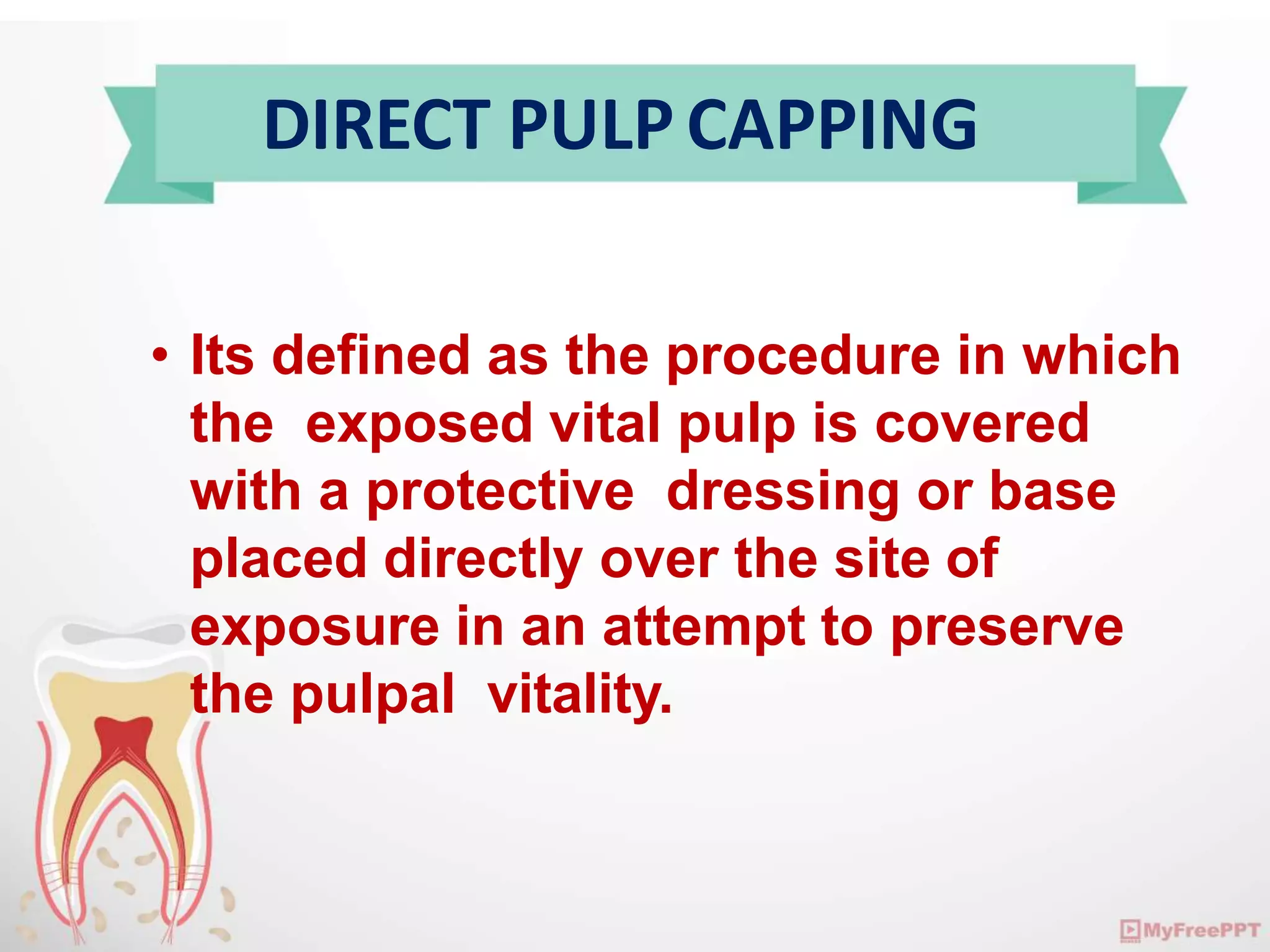 Vital pulp therapy | PPTX