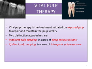 vital pulp therapy endodontics dentistry India | PPTX