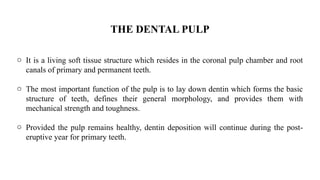 VITAL PULP THERAPY in pediatric dentistry | PPTX