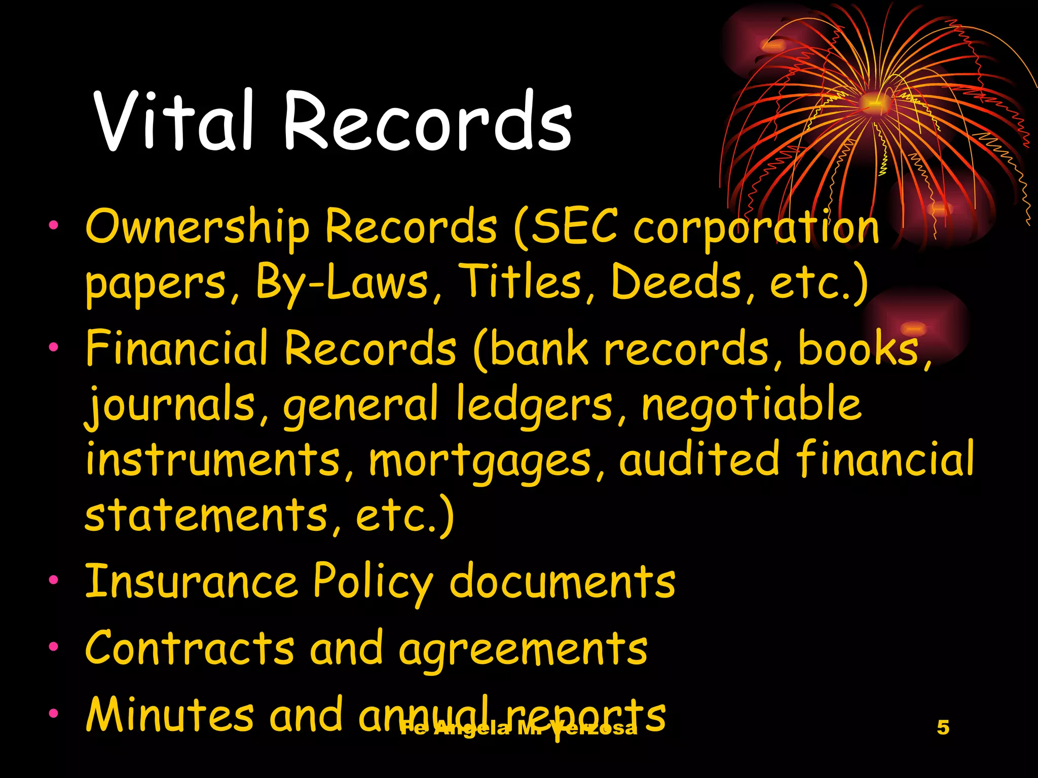 Vital Records Management | PPS