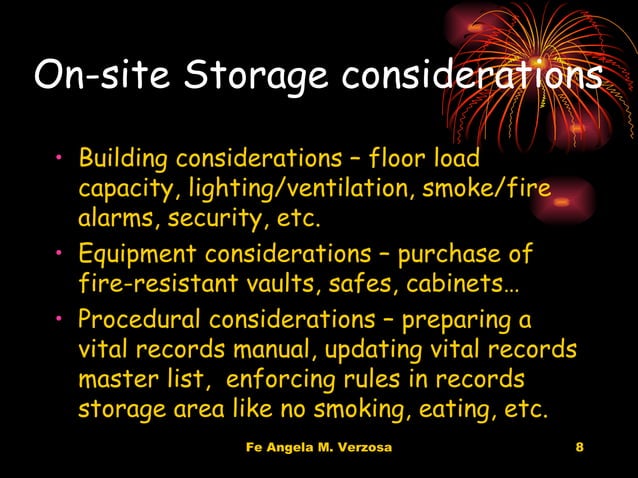 Vital Records Management | PPT