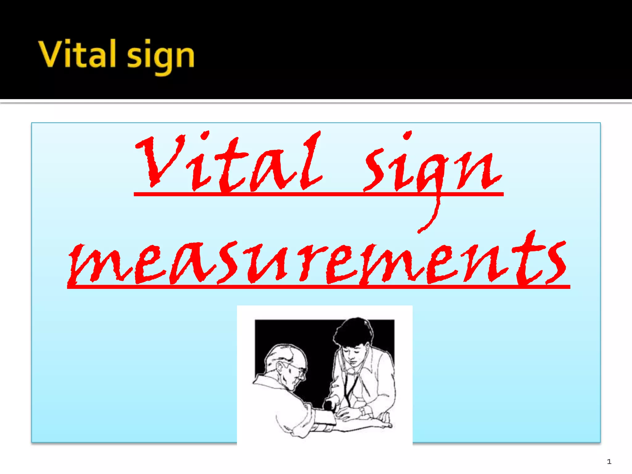 Vital sign | PPTX