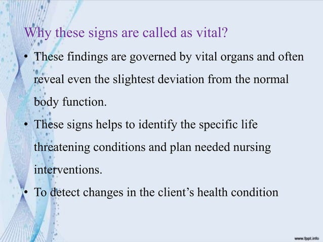 Vital sign | PPTX