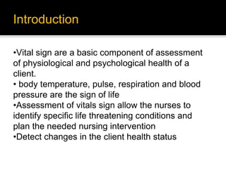 Vital sign | PPTX