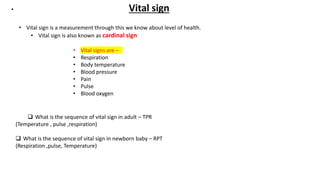 vital sign on temperature ; handwashing | PPT