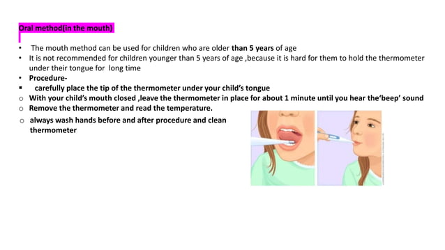 vital sign on temperature ; handwashing | PPT