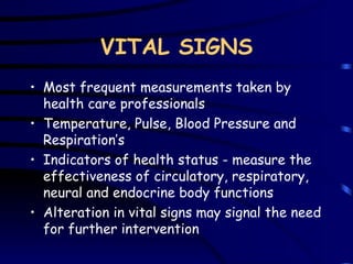 Vital signs | PPT | Heart and Cardiovascular Diseases | Diseases and ...